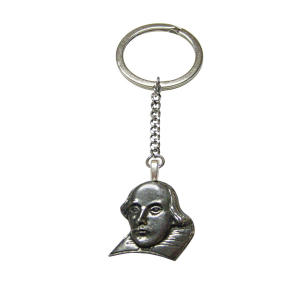 Kiola Designs | Accessories | Shakespeare Figure Pendant Keychain ...